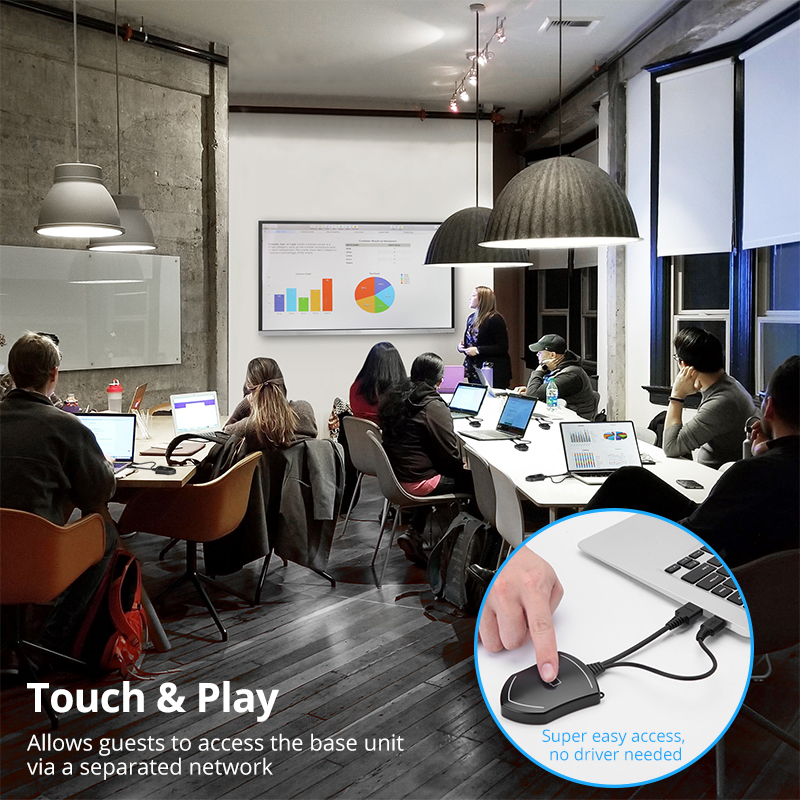 AceProAV 4K HDMI Dual-View Wireless Presentation Switch with Kits ...