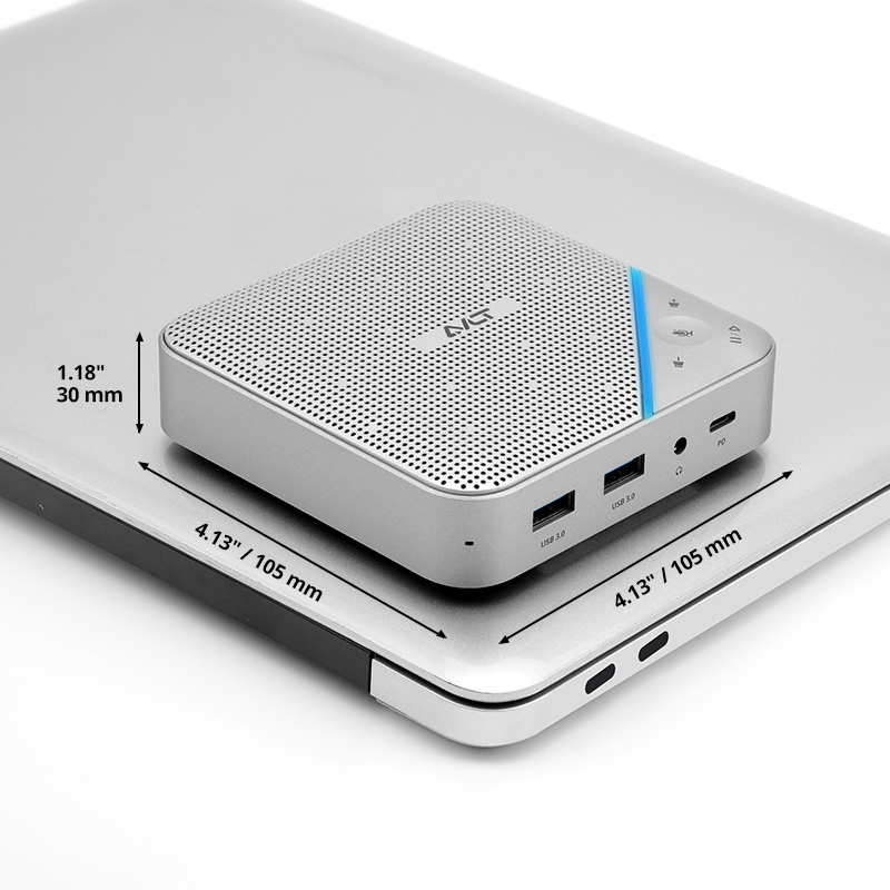 AVLT USB C Speakerphone PD 85W Media Hub Adapter with External 4K HDMI ...